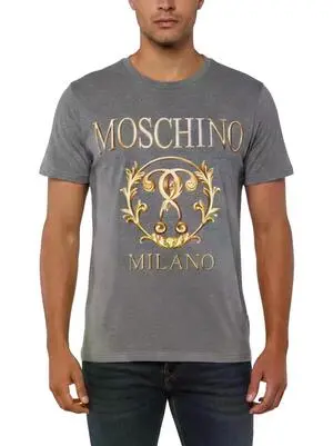 Moschino Logo-print T-shirt - Grey