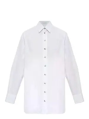 Stella McCartney Press-stud Oversized Shirt - White