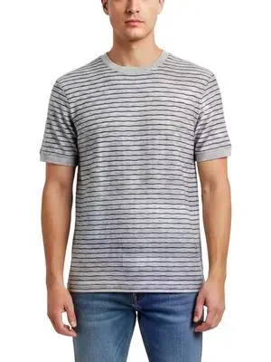 Giorgio Armani Striped T-shirt - Grey