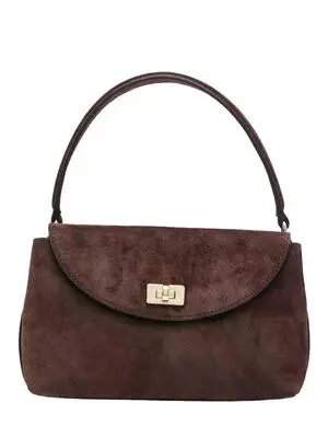 Sandro Le Mini Grand Bazaar Suede Tote Bag - Brown