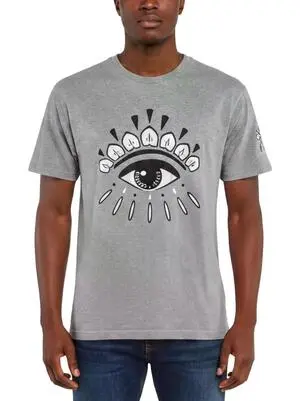 Kenzo Eye-embroidered T-shirt - Grey