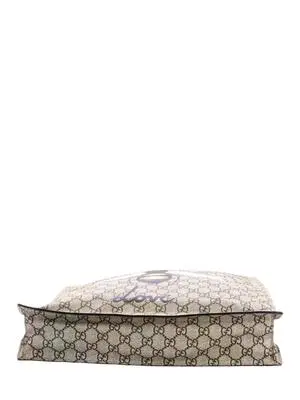 GUCCI Gucci Convertible Soft Open Printed GG Coated Canvas Tall Tote Bag