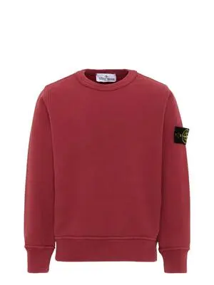 Stone Island Crew Neck Sweatshirt - Red