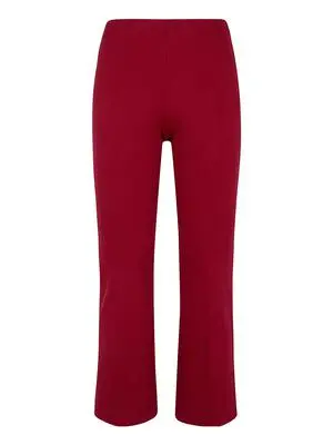 Liviana Conti Claudette Cropped Flare Trousers - Paprika