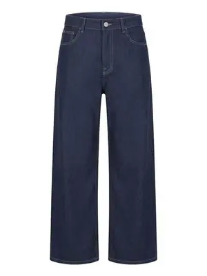 RÓHE Wide-leg Jeans With Button Closure - Black