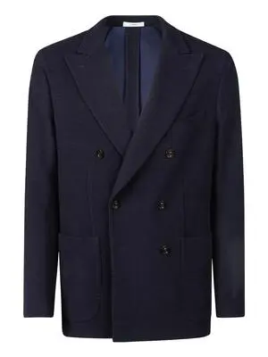 Boglioli Double-breasted Buttoned Blazer - Black
