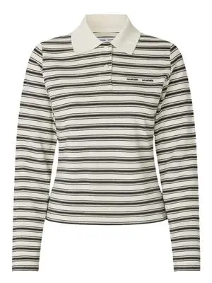 Samsøe Samsøe Long Sleeve Polo Shirt - No