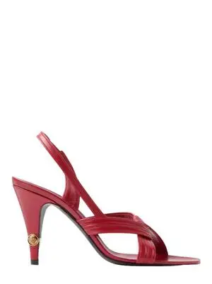 VERSACE Versace Gianni Nappa Slingback Sandals 90mm
