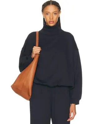 H-o-r-s-e The Turtleneck Sweatshirt - Navy
