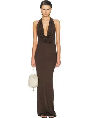 Eterne Gisele Maxi Dress - Bark