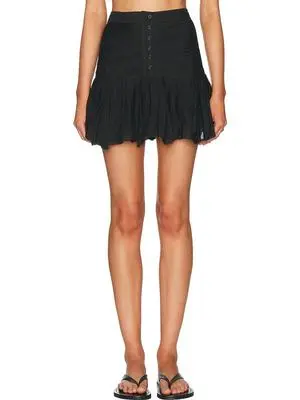 Isabel Marant Étoile Daneen" Cotton Blend Skirt - Black