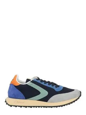 VALSPORT Textile Fibers And Leather Low-top Sneakers - Navy