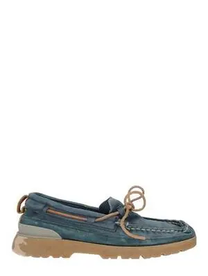 SATORISAN Slate Leather Loafers - Blue