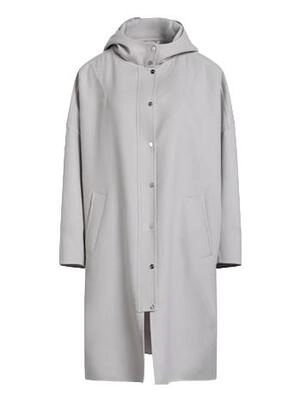 Herno Overcoat & Trench Coat In Virgin Wool And Polyester - Light Grey