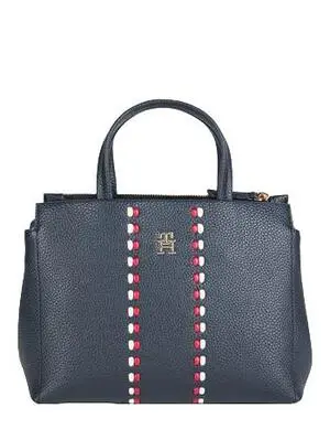 Tommy Hilfiger Midnight Polyurethane Tote Handbag - Blue