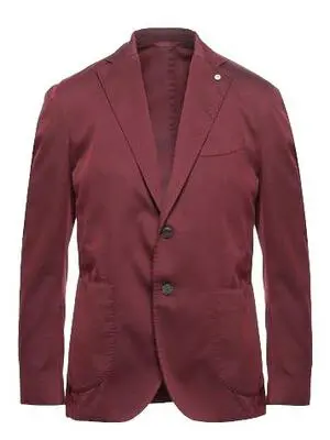 L.B.M. 1911 L. B.m. 1911 Blazer Size Cotton, Mohair Wool - Red