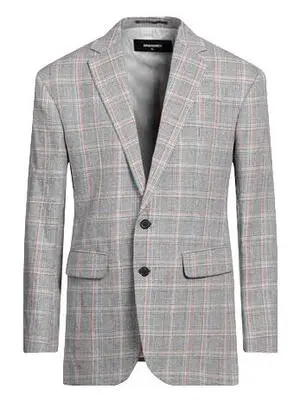 Dsquared2 Blazer Size Linen, Cotton - Black