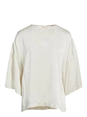 Rick Owens RICK OWENS Cream Acetate And Viscose Satin Top Cream