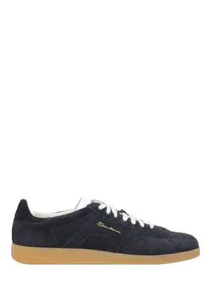 Santoni Low-top Suede Sneakers - Blue