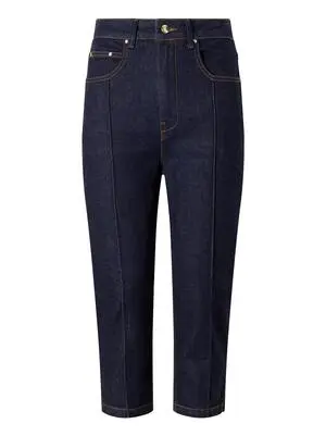 Ossou Stretch Slim-leg Capri Jeans - Blue