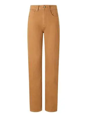 Ossou Noon High-rise Straight-leg Jeans - Brown