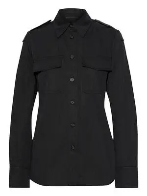 Helmut Lang Cotton-blend Twill Shirt - Black