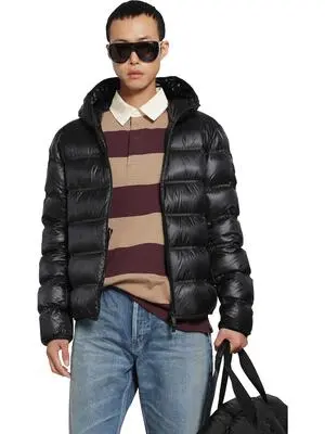 Moncler Guadiana Hooded Down Jacket - Black