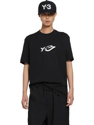 Y3 Liquid Logo T-shirt - Black