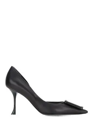 ROGER VIVIER Viv Ville Leather Pumps With Buckle Detail - Multicolor