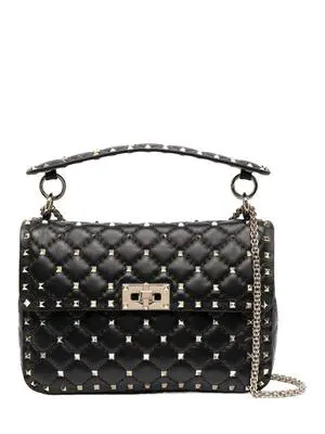 Valentino Garavani Rockstud Spike Medium Leather Shoulder Bag - Multicolor