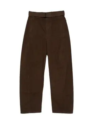 LEMAIRE Twisted Belted Trousers - Multicolor