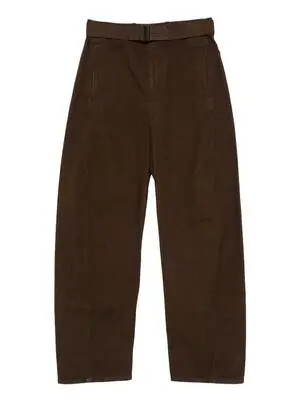 LEMAIRE Twisted Belted Trousers - Multicolor