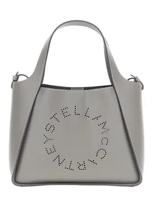 Stella McCartney Logo Tote Bag With Shoulder Strap - Grey