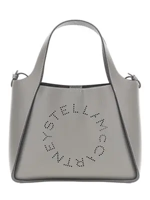 Stella McCartney Logo Tote Bag With Shoulder Strap - Grey