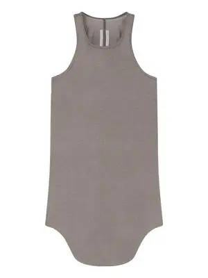 Rick Owens Rick Owens Tower Tank Top In Cotton And Silk Blend Beige