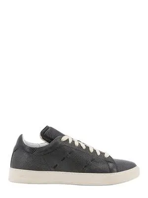Kiton Leather Sneakers - Grey