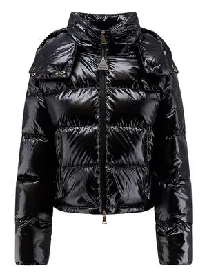 Moncler Niveole Nylon Hooded Jacket - Black