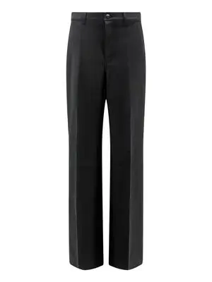 RICK OWENS RICK OWENS Wool Tailored Straight Leg Trousers