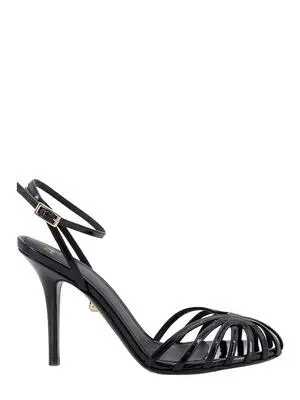 ALEVI` Alevi Blake 95 Patent Leather Sandals - Black