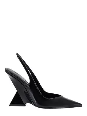 Attico THE ATTICO Cheope Patent Leather Slingback Pumps Black