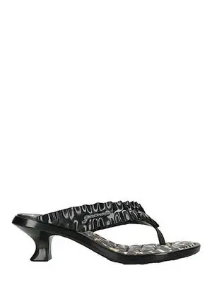 GANNI X Melissa Jelly Heeled Flip-flops - Black