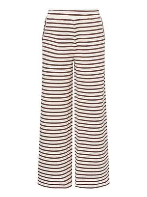 4TH & RECKLESS Liorra Striped Print Wide Leg Trousers - Muti