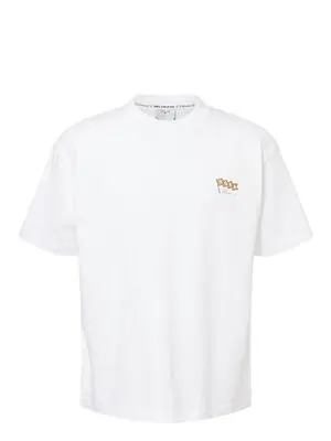 PERCIVAL Graphic Oversized Cotton-jersey T-shirt - White