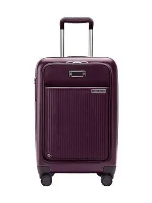 Briggs & Riley Sympatico Expandable Spinner Carry-on Suitcase 56cm - Plum