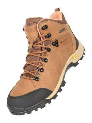 Mountain Warehouse Hurricane Extreme Leather Lace-up Boots - Brown