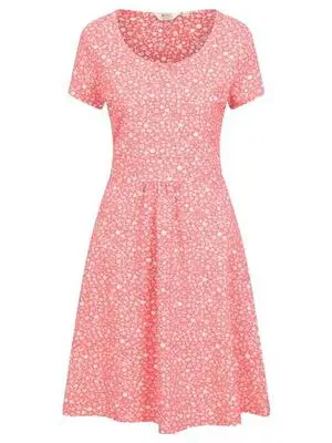 Mountain Warehouse Orchid All-over Print Short Sleeve Dress - Red