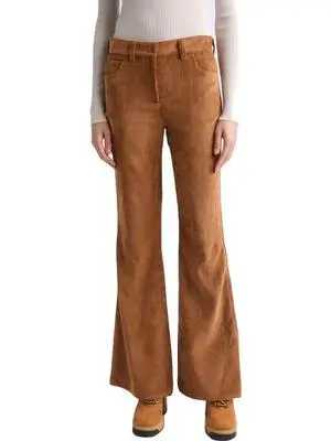 Moncler Corduroy Flare Leg Pants - Brown