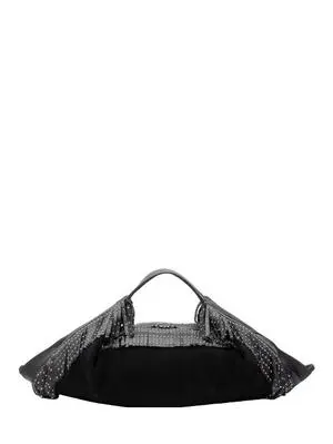 3.1 Phillip Lim Luna Suede Fringe Bag - Black