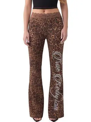 TRUE RELIGION BRAND JEANS True Religion Crystal Lace Waist Bootcut Pants