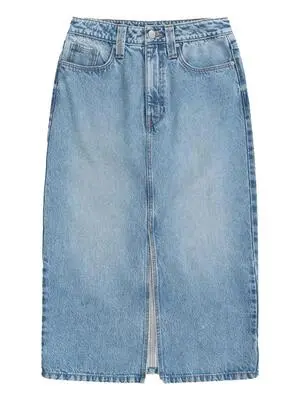 ANIMAL Denim Midi Skirt - Blue